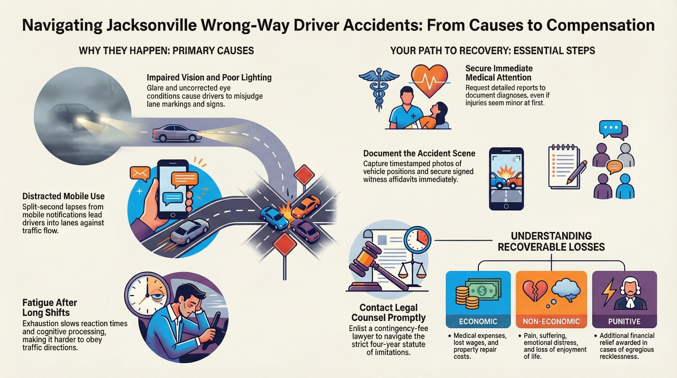 Jacksonville Wrong-Way Driver Accident Injury Lawyer - The Law Firm of ...